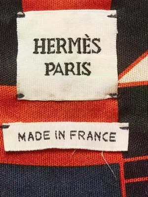 Hermès Typographic-print Silk Leggings
