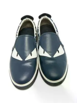 Fendi Monster Eyes Slip-on Sneakers