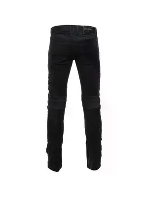 Balmain Ribbed Knee Skinny Jeans
