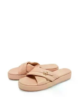 GIANVITO ROSSI Alima Crossover-strap Slides