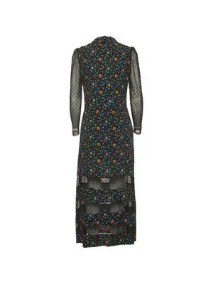 Maje Rezia Floral-print Maxi Dress