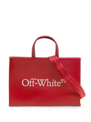 Off-White Logo-print Tote Bag - Red
