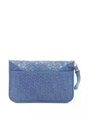 Dior Logo Embossed Pouch