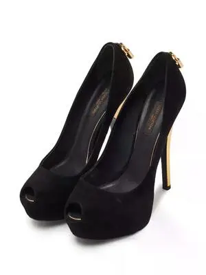 LOUIS VUITTON Peep-toe Pumps - Black