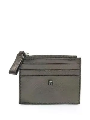 Valentino Garavani Rockstud Zip Card Holder