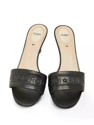 Fendi Logo Sandals