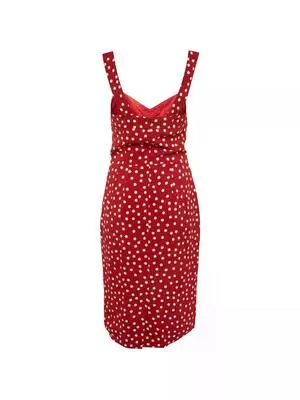 Dolce & Gabbana Polka Dot-print Sleeveless Midi Dress
