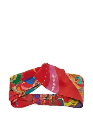 Etro Floral-print Silk Headband