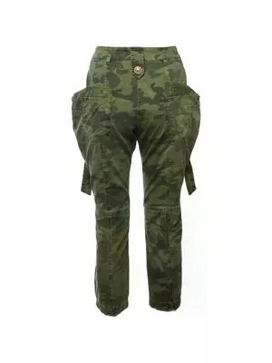 Balmain Camo-print Biker Cargo Pants