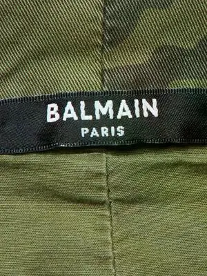 Balmain Camo-print Biker Cargo Pants