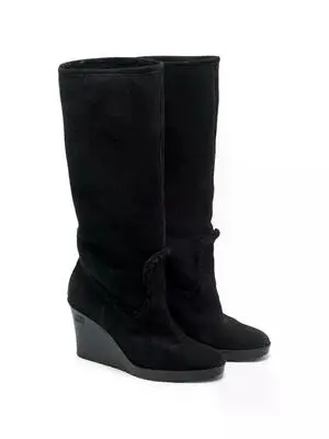 Gucci Courteney Wedge Boots