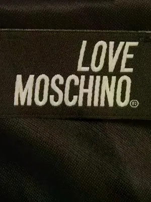 Moschino Midi Heart-print Flared Dress