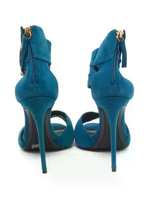 GIUSEPPE ZANOTTI Ruched-detailing Ankle-strap Heeled Sandals