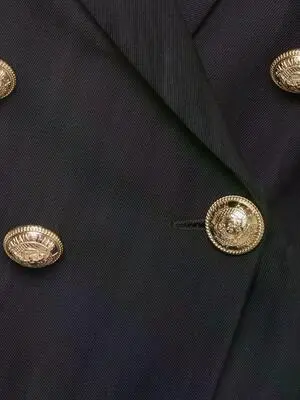 Balmain Double-breasted Gabardine Blazer