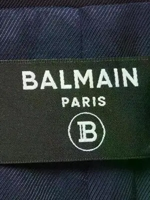 Balmain Double-breasted Gabardine Blazer