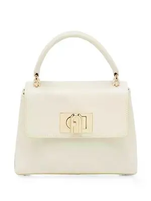 Furla 1927 Mini Arch Twist-lock Tote Bag - White