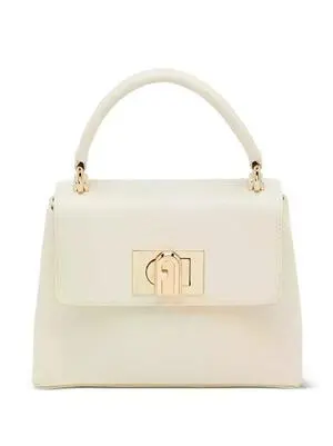 Furla 1927 Mini Arch Twist-lock Tote Bag - White