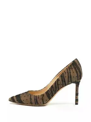 JIMMY CHOO Romy Mesh Pumps - Neutrals