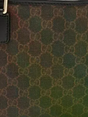 Gucci Gg Supreme Leather-trim Tote Bag
