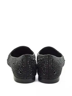 GINA Crystal-embellished Ballet Flats