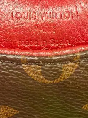 LOUIS VUITTON Pallas Chain Monogram Canvas Handbag - Brown
