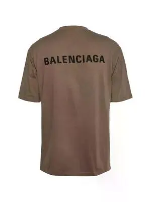 Balenciaga Logo-embroidered Short-sleeve T-shirt