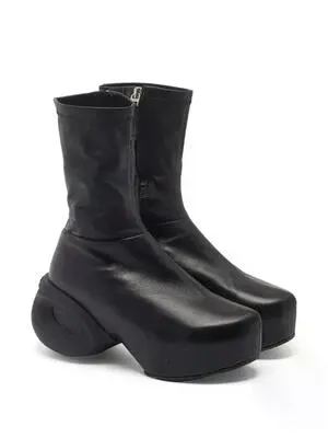 Givenchy G Clog Leather Ankle Boots