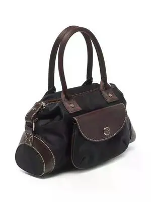 LANCEL Contrast Stitching Tote Bag
