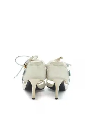 Off-White Arrows" Lace-up Stiletto Sandals