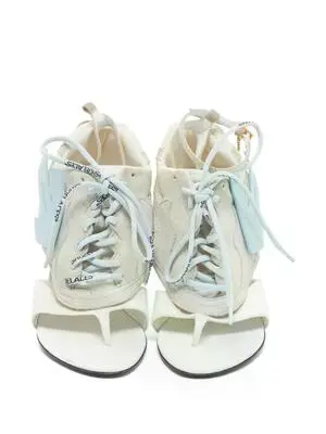 Off-White Arrows" Lace-up Stiletto Sandals