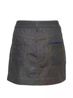 LOUIS VUITTON Contrast-stitch Mini Skirt