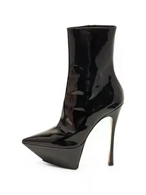 Amina Muaddi Yigit Platform Ankle Boots