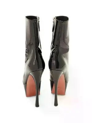 Amina Muaddi Yigit Platform Ankle Boots