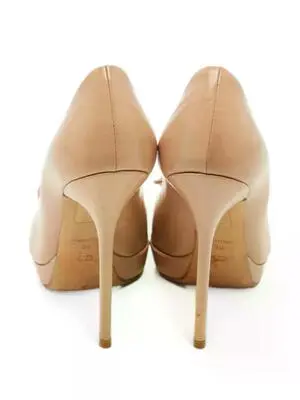 Dior Bow-detail Leather Heeled Pumps