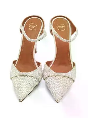 MALONE SOULIERS Iona Crystal-embellished Mules