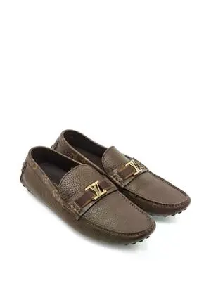 LOUIS VUITTON Hockenheim Monogram Loafers