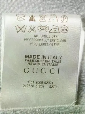 Gucci Shell-print Silk Shirt