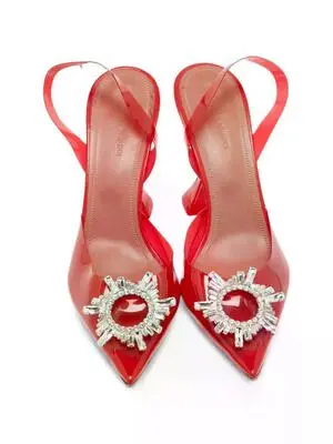 Amina Muaddi Begum Crystal-embellished Pumps