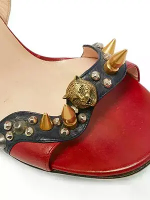 Gucci Malibu Spiked Ankle-strap Sandals