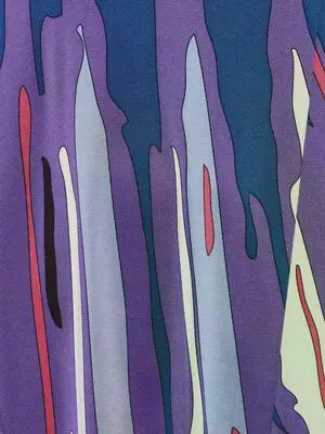 Emilio Pucci Printed Long-sleeve Mini Dress