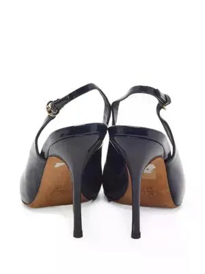 Gucci Peep-toe Slingback Pumps
