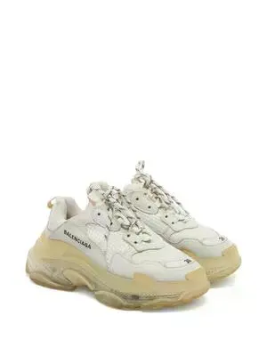 Balenciaga Triple S Mesh Sneakers - Neutrals