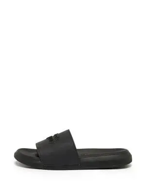 Alexander McQueen Logo-embossed Slides - Black
