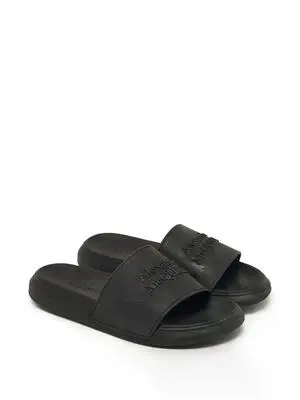 Alexander McQueen Logo Embossed Slides