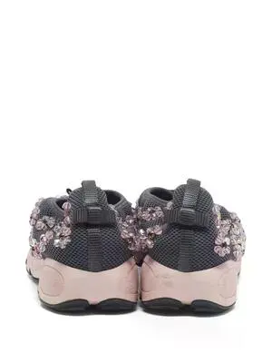 Dior Fusion Crystal Embellished Sneakers - Grey