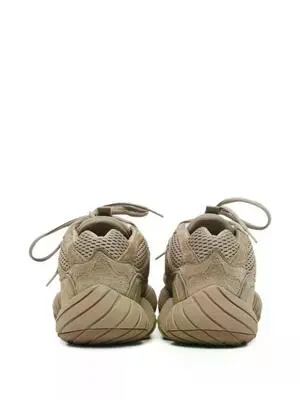 ADIDAS X YEEZY 500 Mesh Suede Low-top Sneakers
