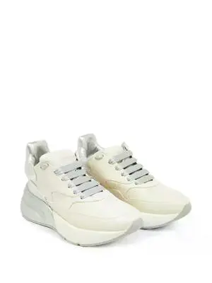 Alexander McQueen Oversized Lace-up Sneakers - Neutrals