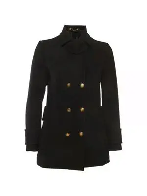 Gucci Double-breasted Pea Coat - Black