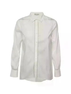 Brunello Cucinelli Monili Button-front Shirt