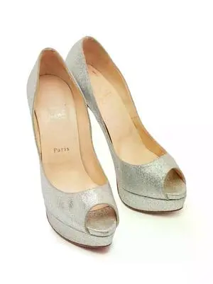 CHRISTIAN LOUBOUTIN Very Privé Peep-toe Pumps